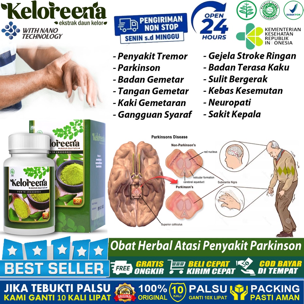 Jual Obat Gemetar Tremor Tangan Kaki Badan Gemetaran Parkinson Tangan ...