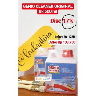 Jual GENIO CLEANER ORIGINAL 100% ( Netto 500 ml ) | Shopee Indonesia
