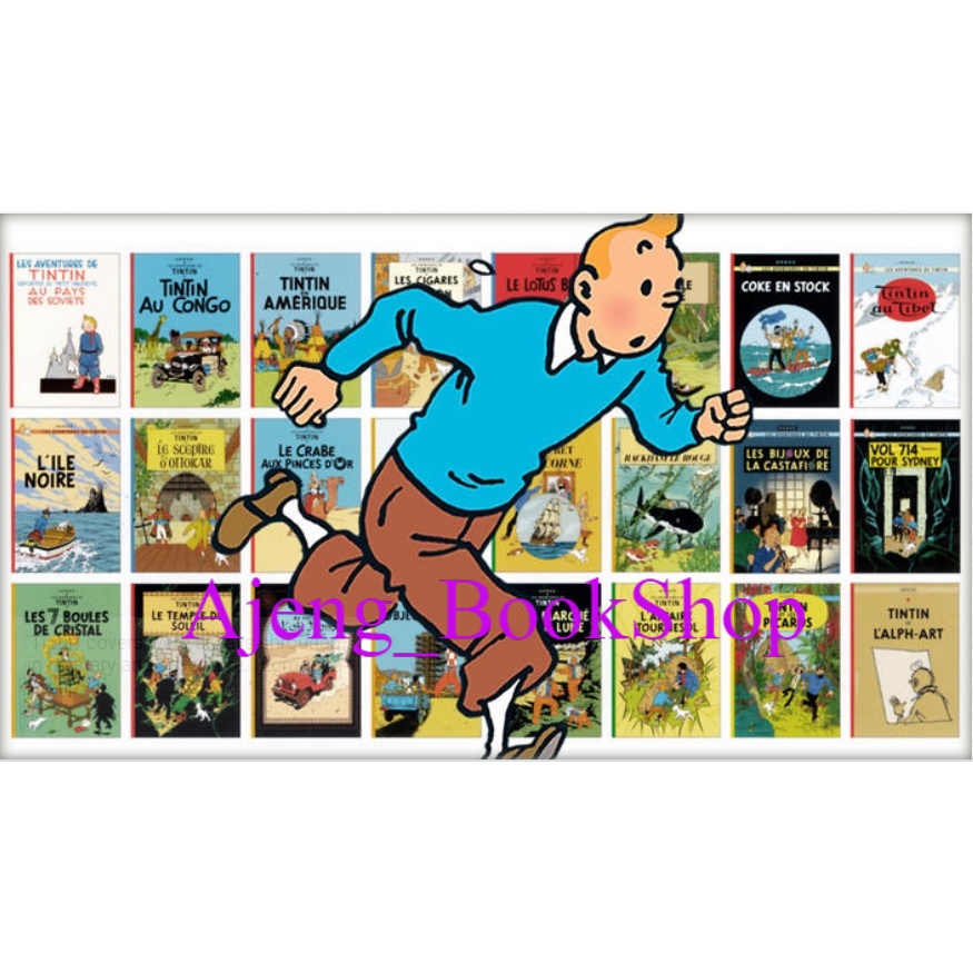 Jual Buku Komik - Comic Tintin (Bahasa Inggris) Indonesia|Shopee Indonesia