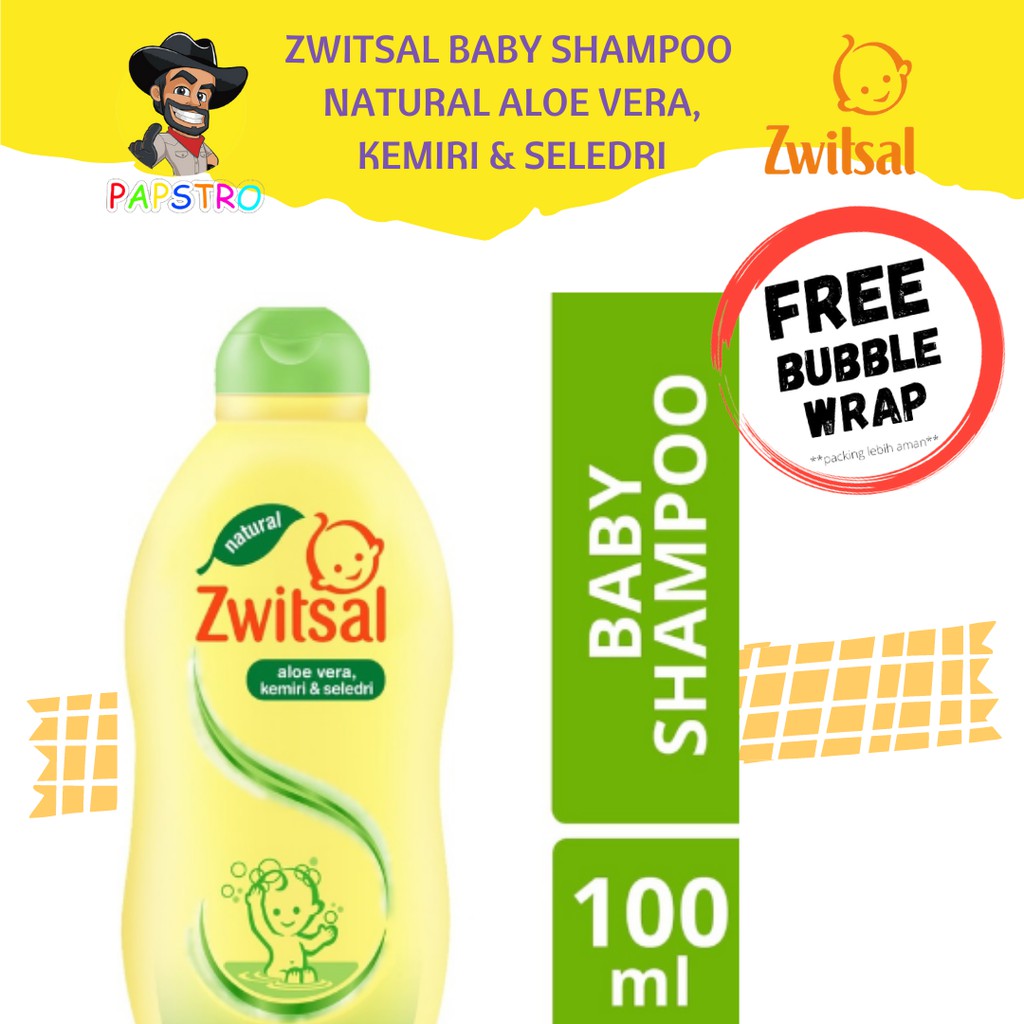 Jual Shampoo Bayi Zwitsal Natural With Aloe Vera Kemiri & Seledri 100ml ...