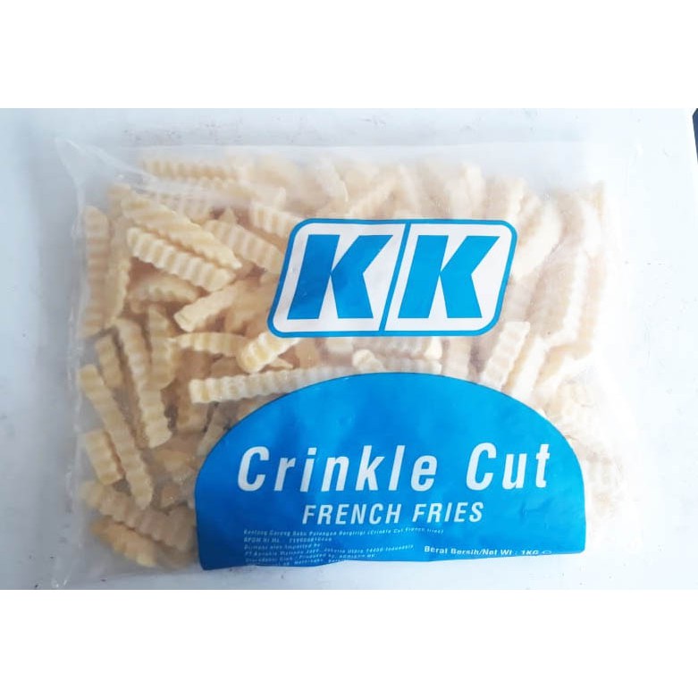 Jual KK French Fries Crinkle Cut 1 kg | Shopee Indonesia