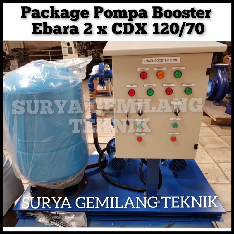 Jual Pompa Booster Ebara 2X CDX 120/07 380V Package Booster Pump Ebara | Shopee Indonesia