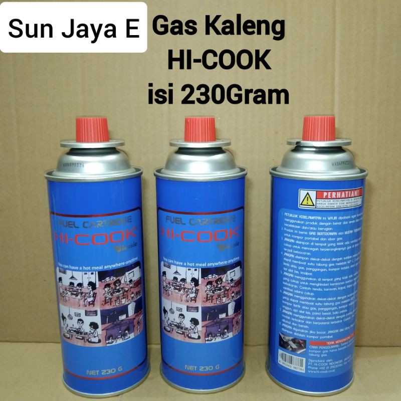 Jual Gas Kaleng Hi-Cook Portable = Gas Baru Bukan Bekas di isi Ulang ...