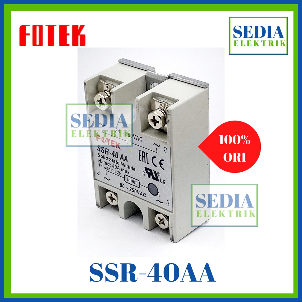 Jual FOTEK SSR-40AA SSR 40 AA 40AA | Shopee Indonesia