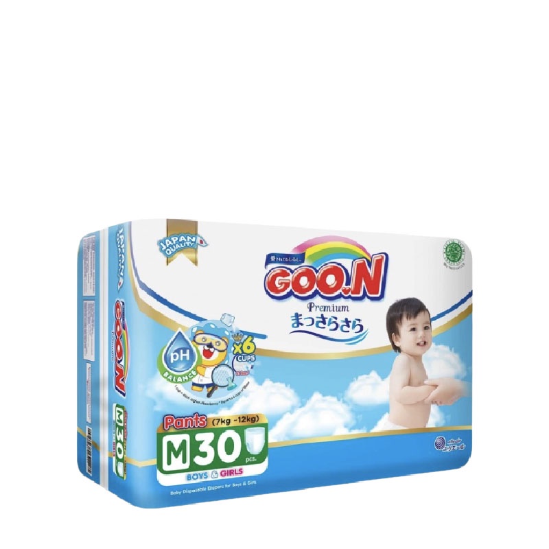 Jual Goon Premium Pants Popok Bayi 7-12 Kg M 30 pcs 500 gr | Shopee Indonesia