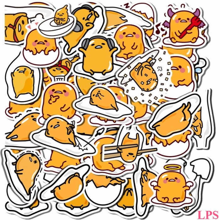 Jual LPS STICKER GUDETAMA 49pcs STICKER CUTE KOPER LAPTOP HP SEPEDA ...