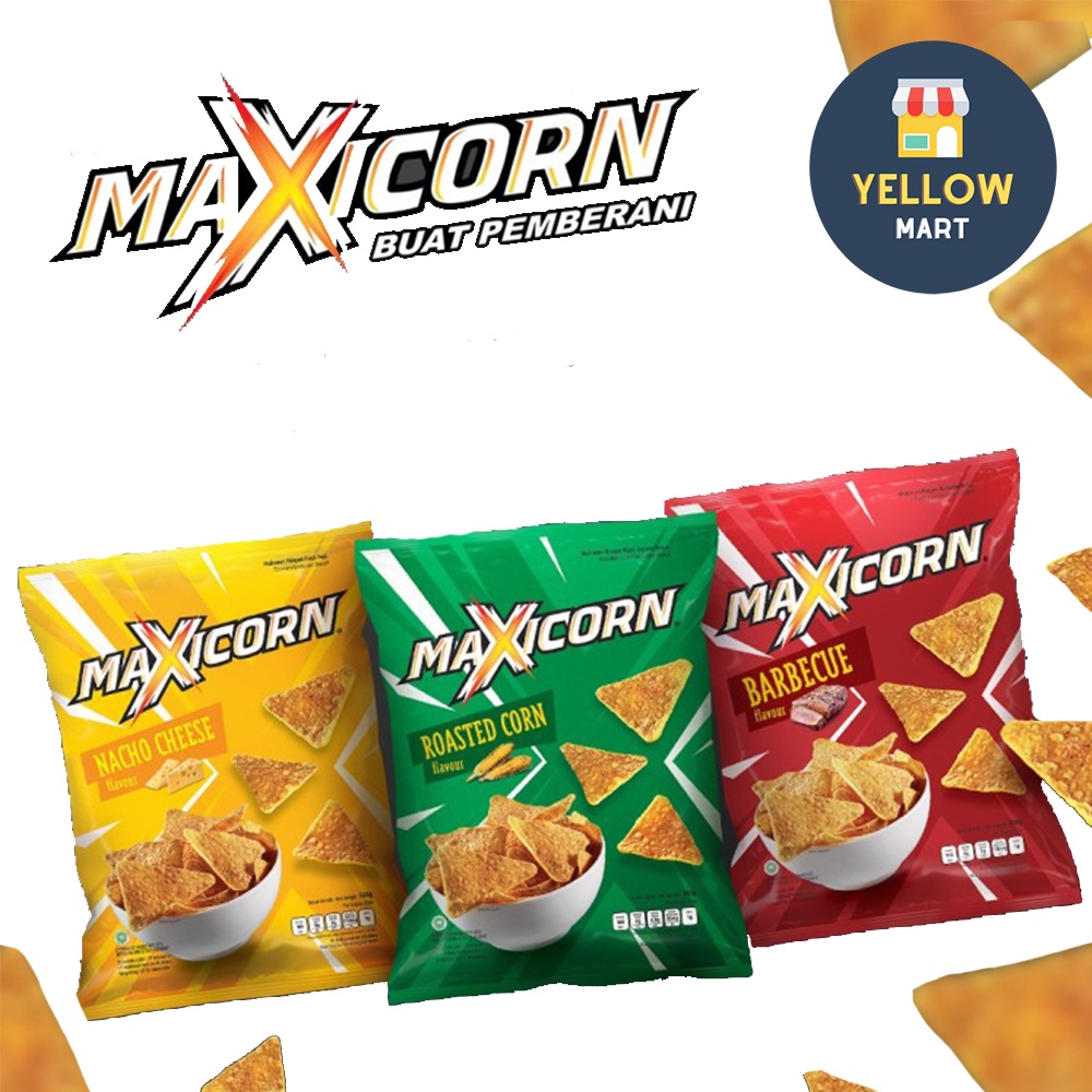 Jual Maxicorn Snack Variasi Rasa Barbeque, Roasted Corn & Nacho Cheese ...