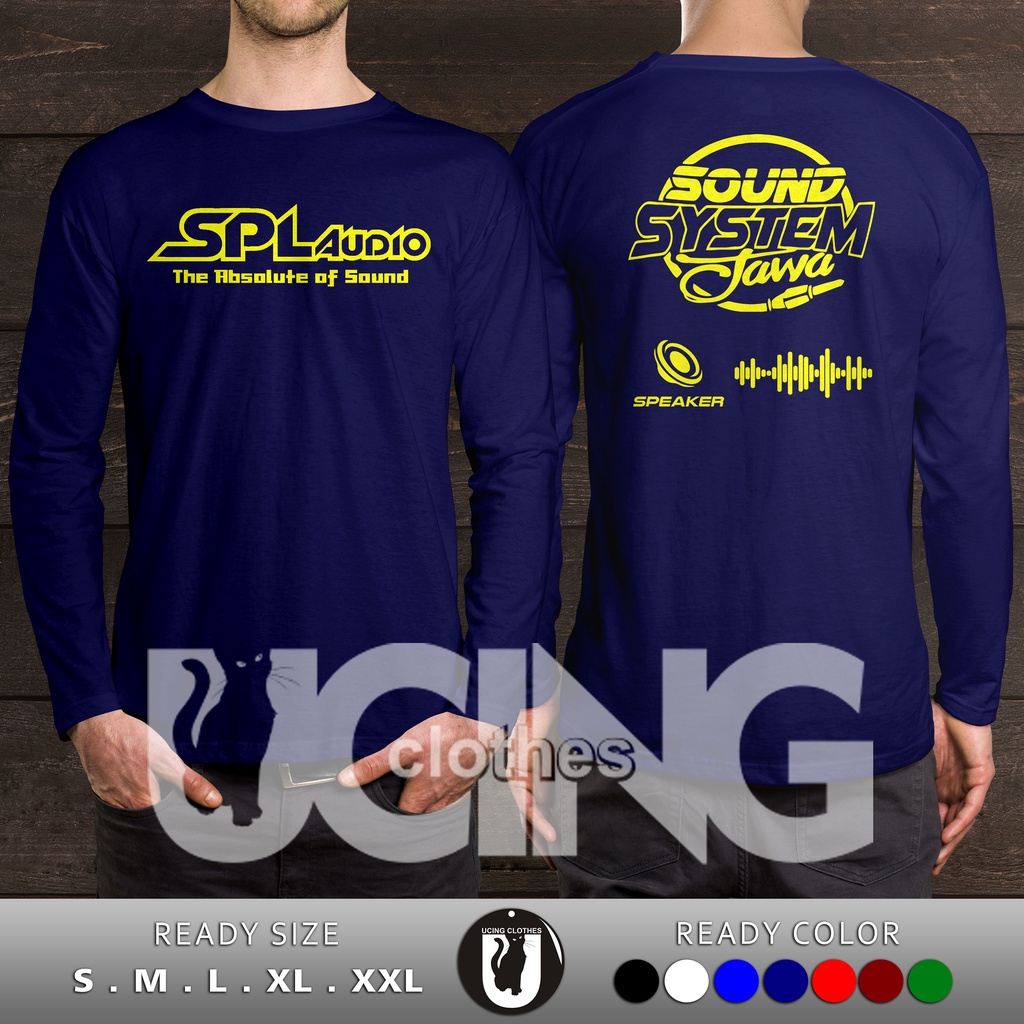 Jual Kaos Baju SPL Audio Logo Operator Sound System Jawa Lengan Panjang ...