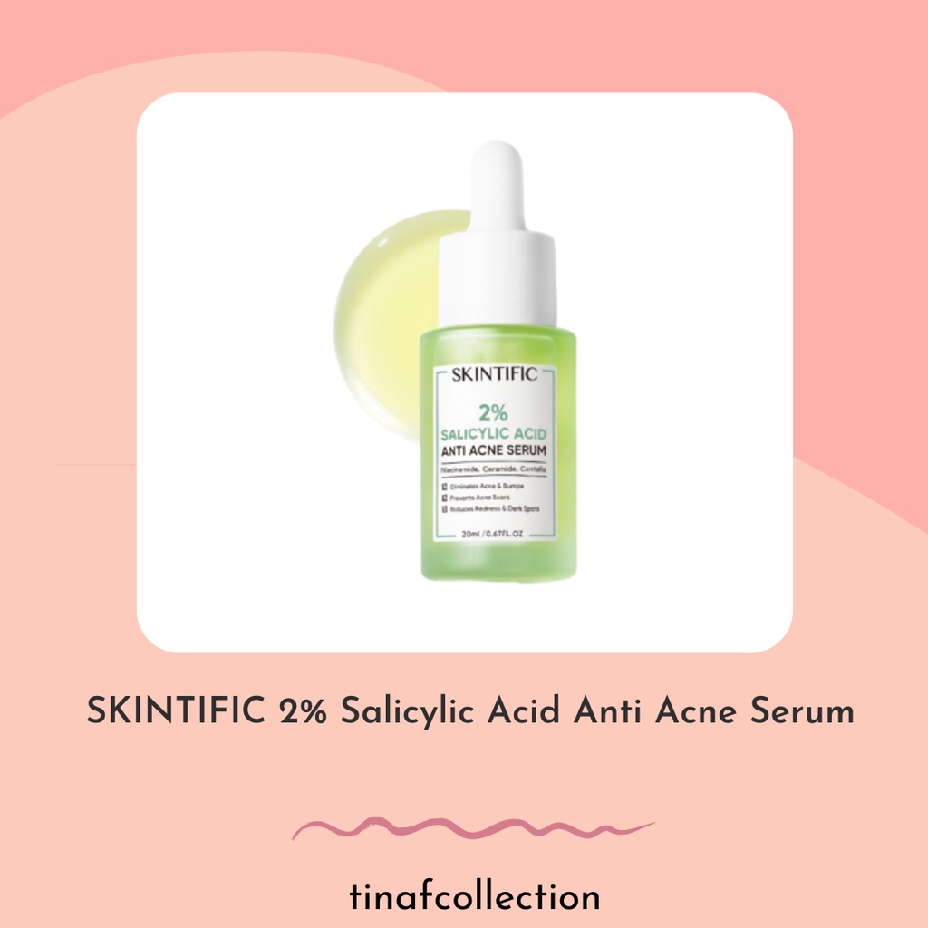 Jual SKINTIFIC 2% Salicylic Acid Anti Acne Serum | Shopee Indonesia