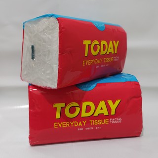 Jual Tisu Today Facial Tissue 250 Sheets 2 ply paket isi 4 packs ...