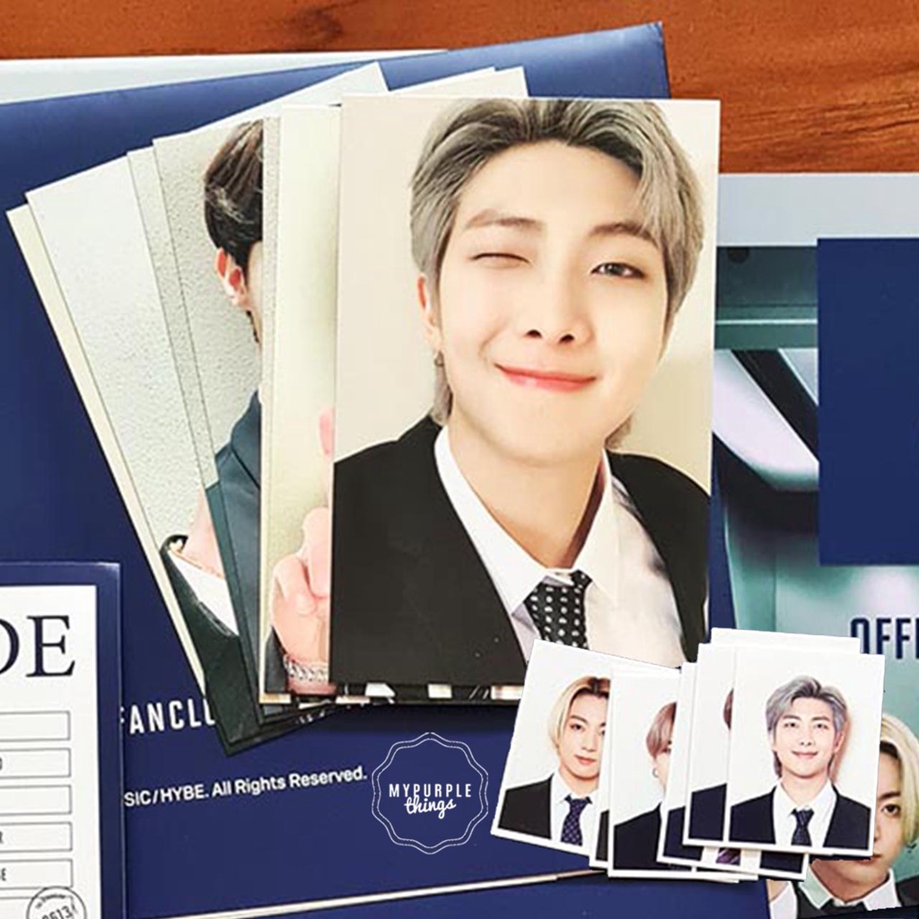 Jual Official Photocard PC BTS 8th ARMY Membership Kit RM Jin Suga JHope Jimin V Jungkook ...