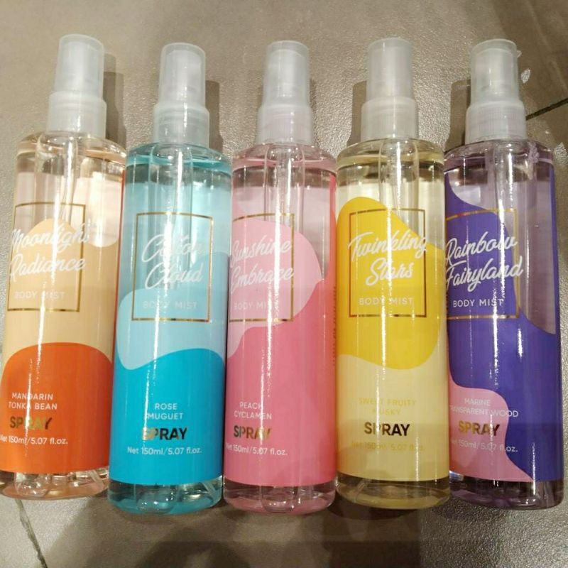 Jual MINISO Body Mist Spray 150ml / parfum badan miniso / body spray ...