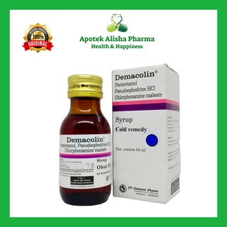 Jual DEMACOLIN SIRUP 60 ml - Paracetamol Obat Penurun Panas / Demam dan ...