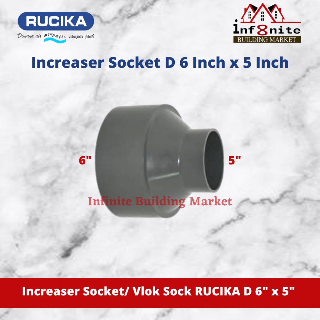 Jual Vlok Sock Increaser Socket Vloksok 6" x 5" RUCIKA D Ploksok ...