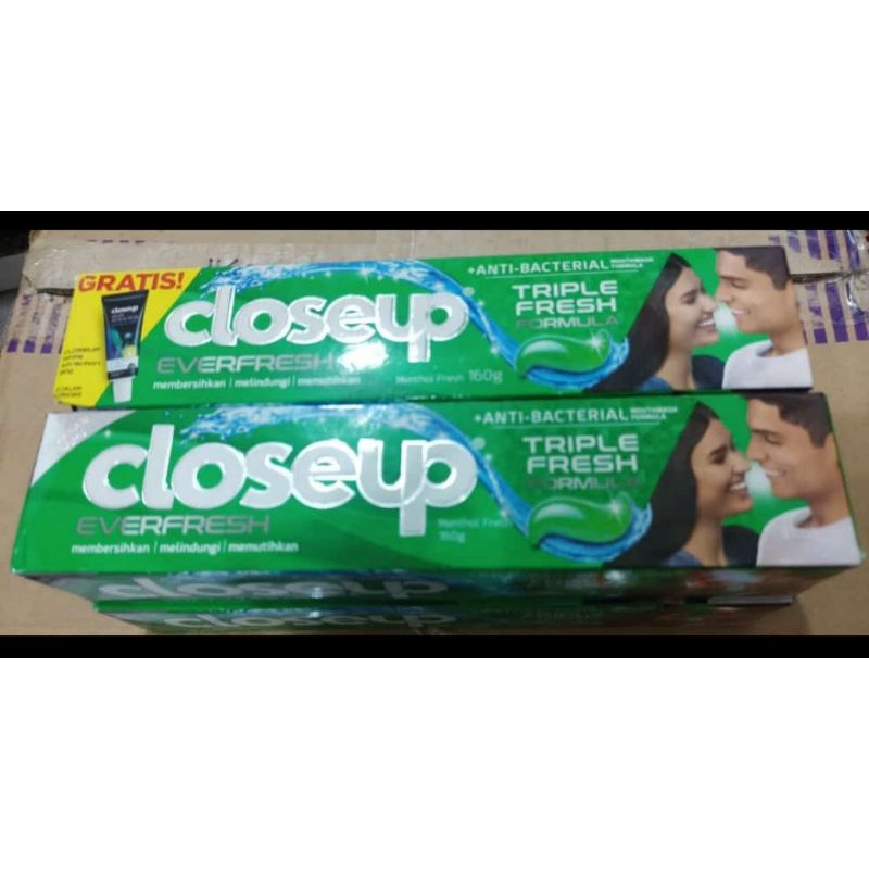 Jual Close up 160 gr free closeup white attraction 20 g (selama ...