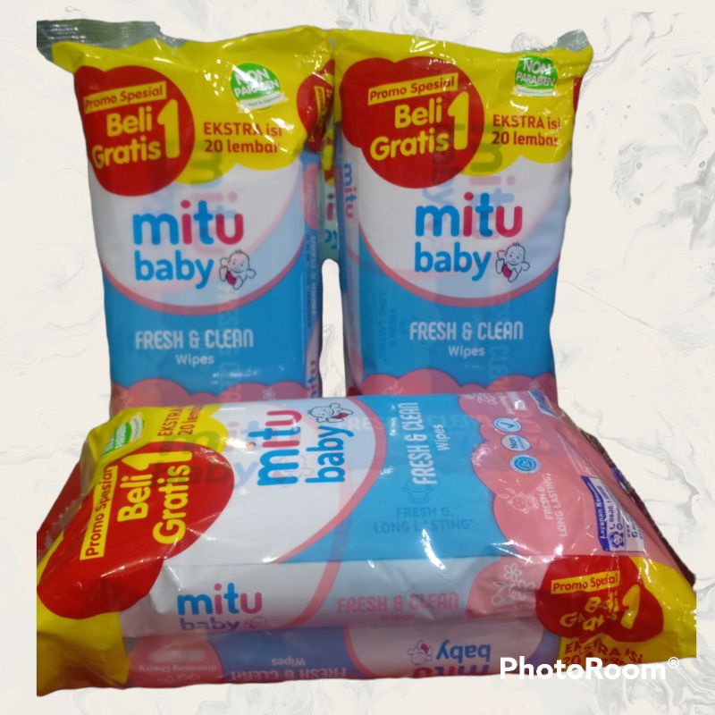 Jual mitu baby 50sheet & paseo baby beli 1gratis 1 extra isi 20lembar ...