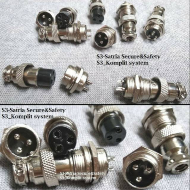 Jual Jack CB 3Pin Konektor CB3 Socket jack connector cb 3Pin | Shopee Indonesia