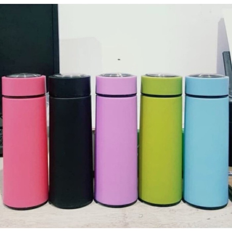 Jual Botol Minum Termos Gelas GLASS KACA LIFE Polos PLAIN Warna Bisa ...