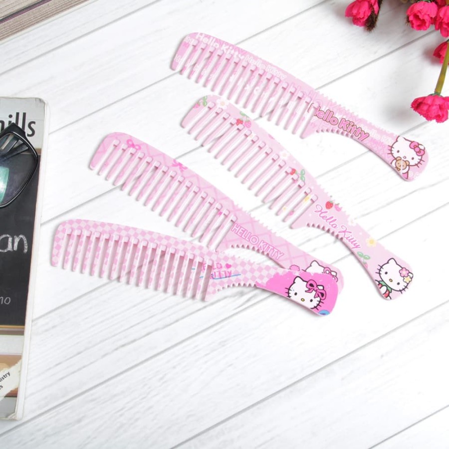 Jual Sisir Plastik Hello Kitty Gigi Rapat dan Jarang | Harga Murah ...