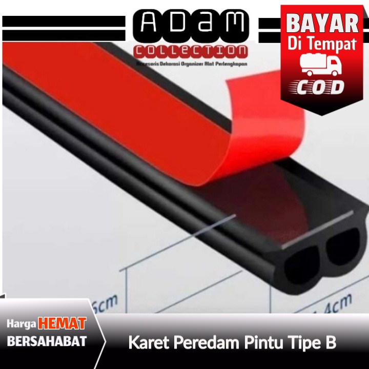 Jual KARET PEREDAM MODEL B PEREDAM SUARA KARET PINTU MOBIL B PEREDAM ...
