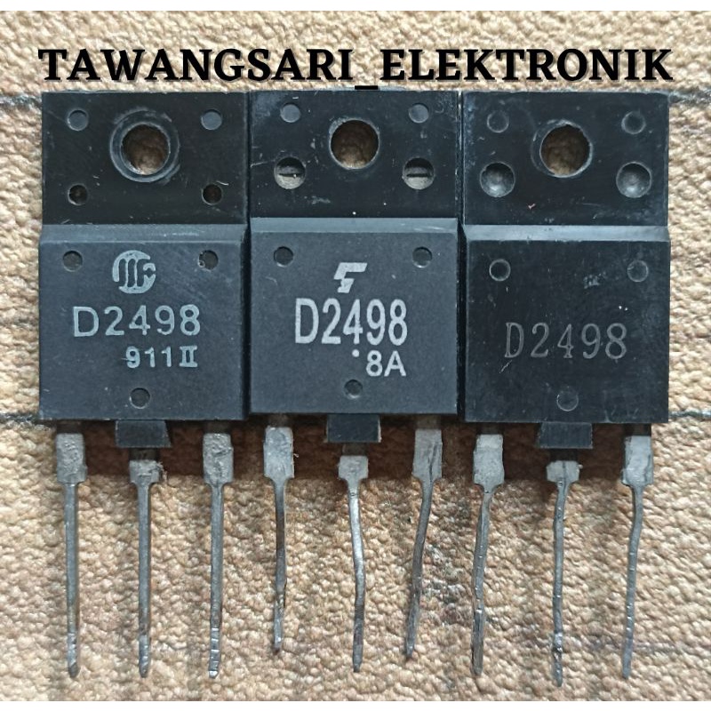 Jual tr d2498 Tr D2498 transistor regulator Tr Reg D2498 original ...
