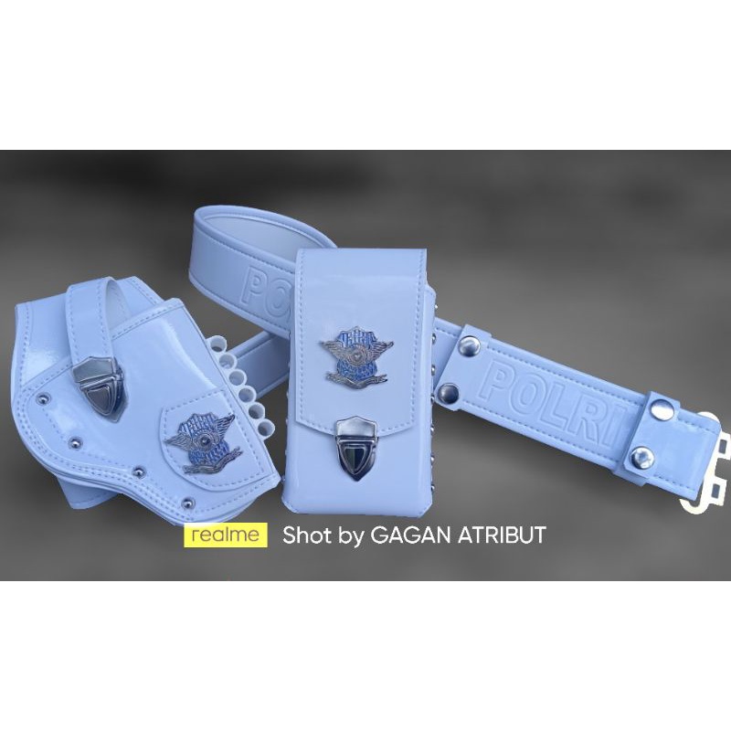 Jual KOPEL SET LANTAS POLANTAS POLRI POLISI PUTIH LOGO WINGS LOGAM ...