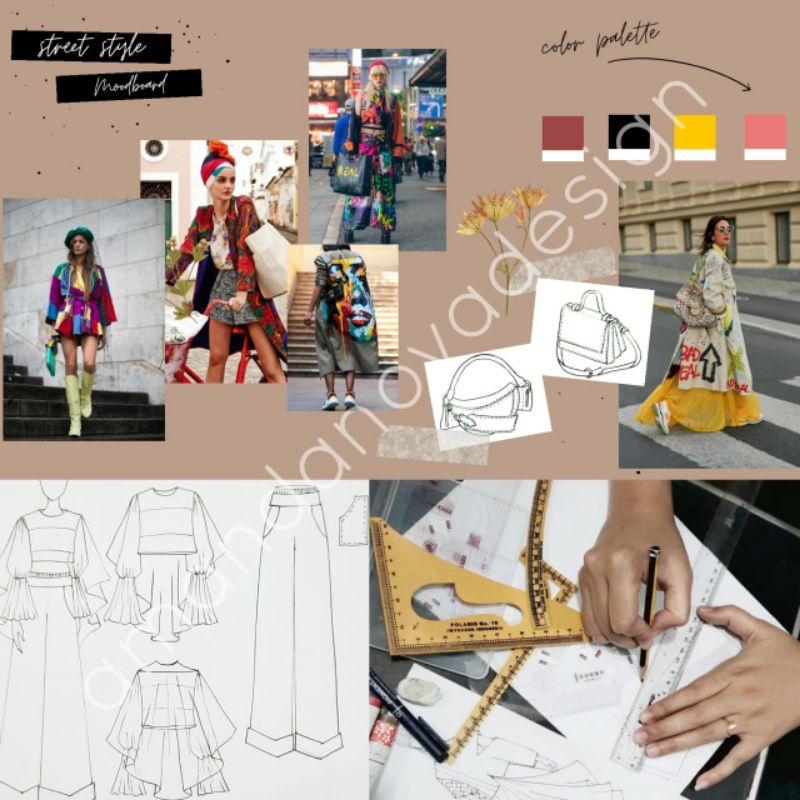 Jual Desain Busana Paket 10 Desain ( gratis moodboard ) Indonesia ...