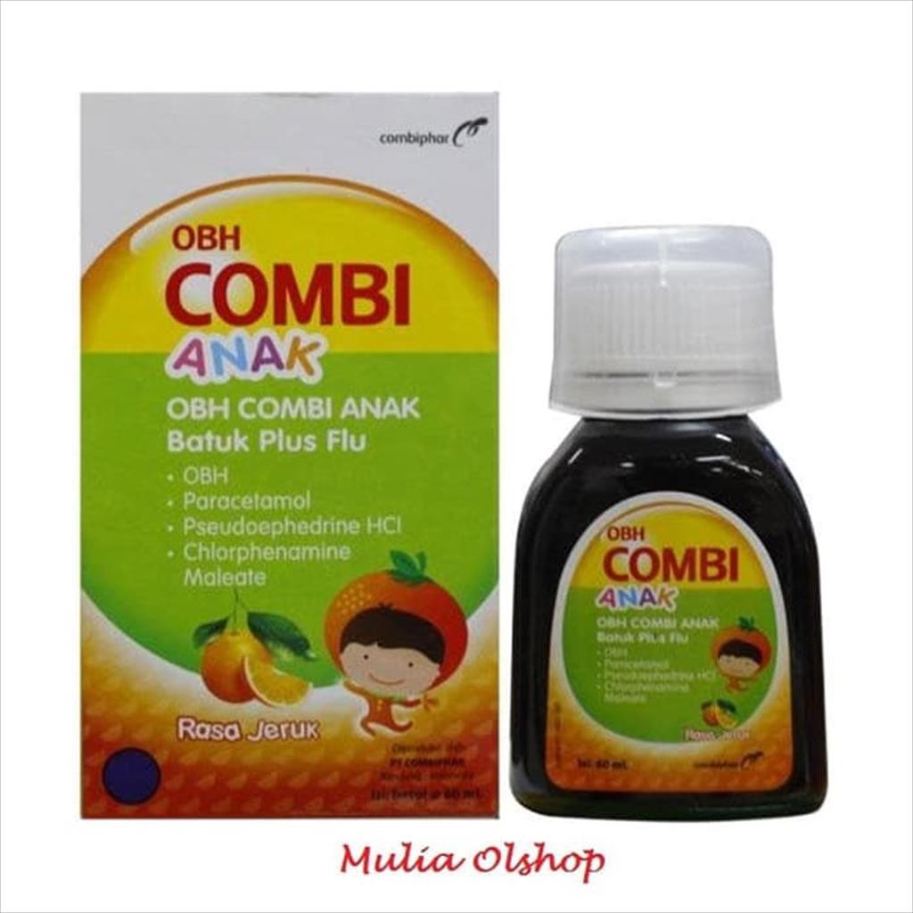 Jual OBH COMBI ANAK Batuk Plus Flu Rasa Jeruk 60 ml | Shopee Indonesia