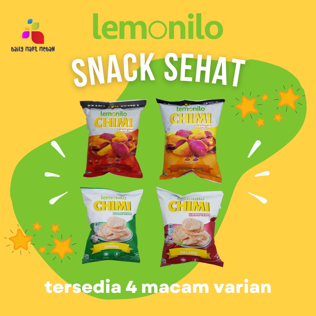 Jual LEMONILO Chimi Keripik Ubi dan Tempe | Shopee Indonesia