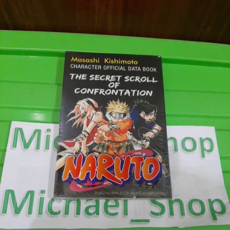 Jual SEGEL Komik Naruto The Secret Scroll Of CONFRONTATION Character ...