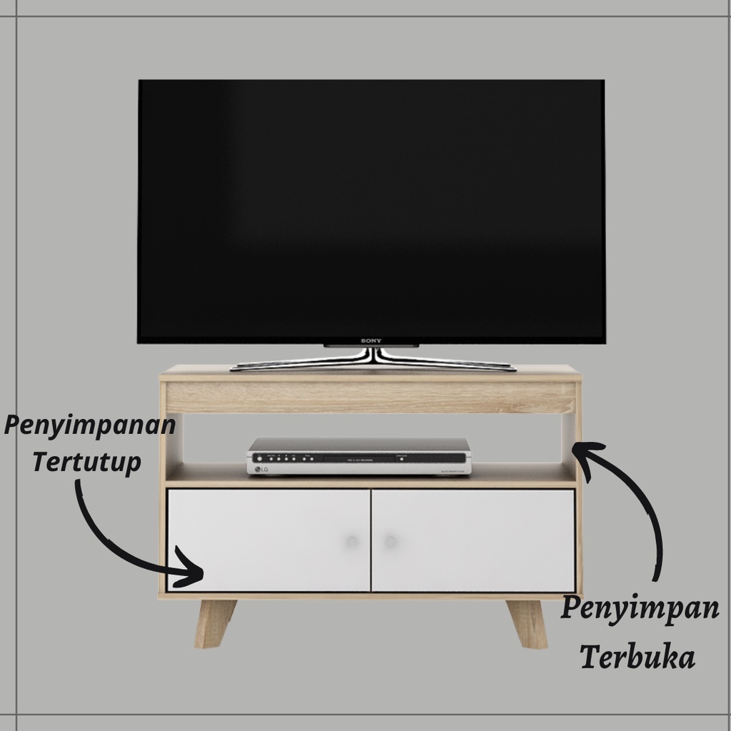 Jual Meja Televisi Ukuran. 79,4 cm x 39,6 cm x 51,4 cm | Shopee Indonesia