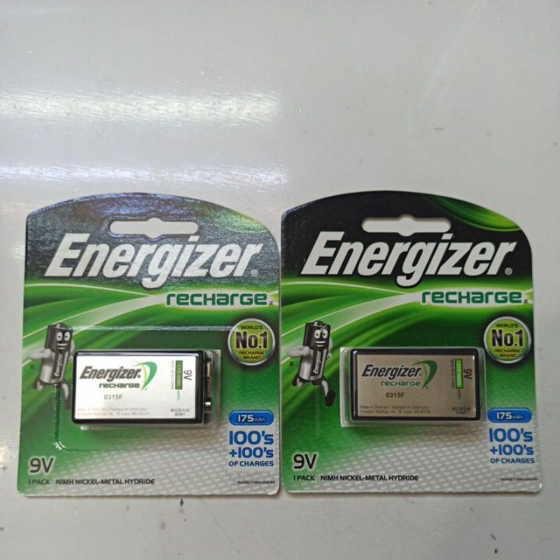 Jual BATERE/BATERAI/BATTERY ENERGIZER RECHARGEABLE 9V 175 mAh (BATERE ...