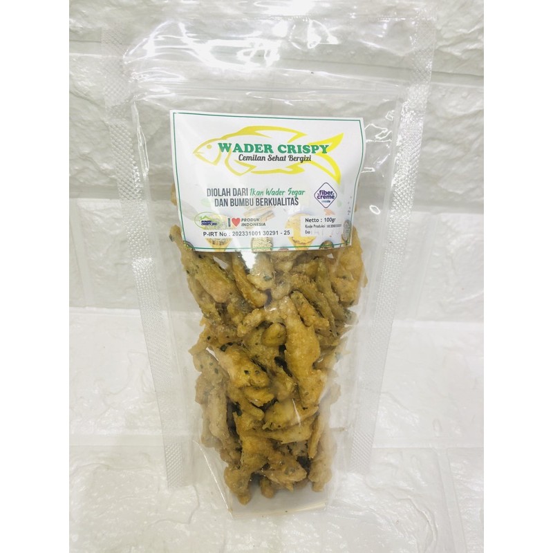 Jual Wader Crispy 100 Gram Camilan Sehat bergizi / Kripik Ikan Wader ...