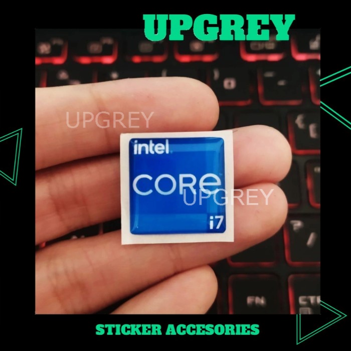 Jual INTEL CORE i7 GEN 11 STIKER TIMBUL LENTUR STIKER PC STIKER ...