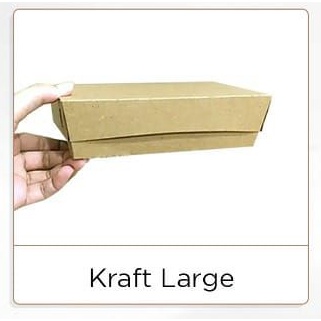 Jual Snack Box / Kemasan Box Polos / Box Jajanan Kraft | Shopee Indonesia