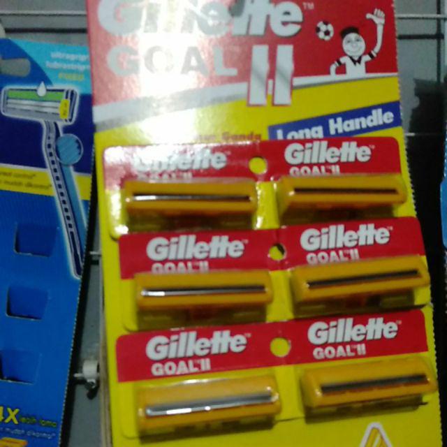 GILLETTE GOAL 2 1 RENCENG ISI 6 Pcs - Kuning Grosir Pak Gilet Gilette ...