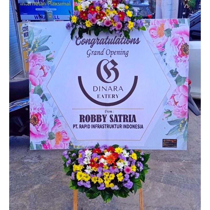 Jual Karangan Bunga Papan Bunga Anniversary or Grand Opening Bali ...