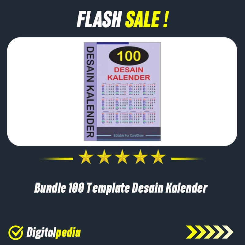 Jual Bundle 100 Template Desain Kalender Design Grafis Calendar Calender Format CDR Corel ...