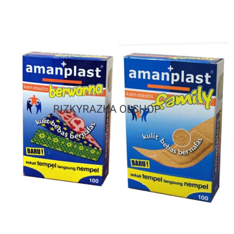 Jual AMANPLAST FAMILY DAN WARNA ISI 100PCS | Shopee Indonesia