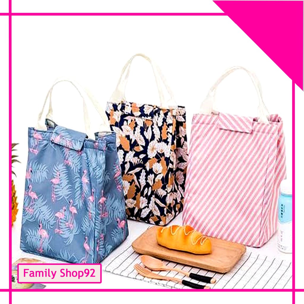 Jual Lunch Bag Tas Bekal Tas Makanan Kotak Bekal Penahan Panas Dingin ...