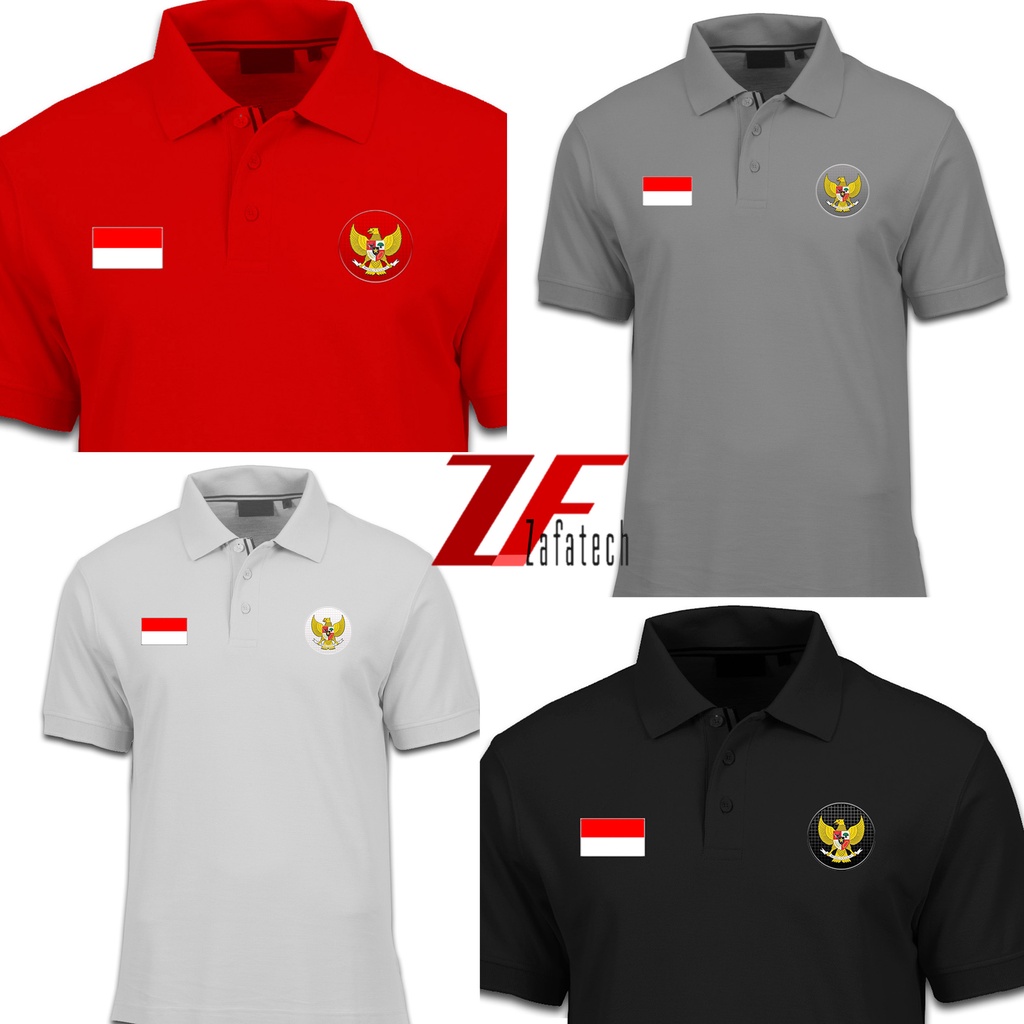 Jual POLO Shirt Premium Indonesia Series Logo Garuda Pancasila, Boleh ...