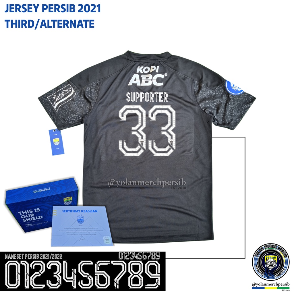 Jual Jersey Persib 2021/2022 Original Player Issue Third/Alternate ...