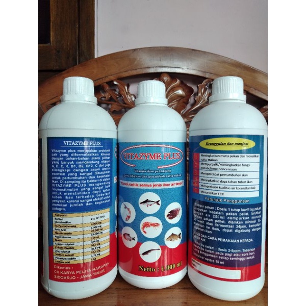 Jual VITAZYME PLUS vitamin+probiotik penambah napsumakan,penunjang ...