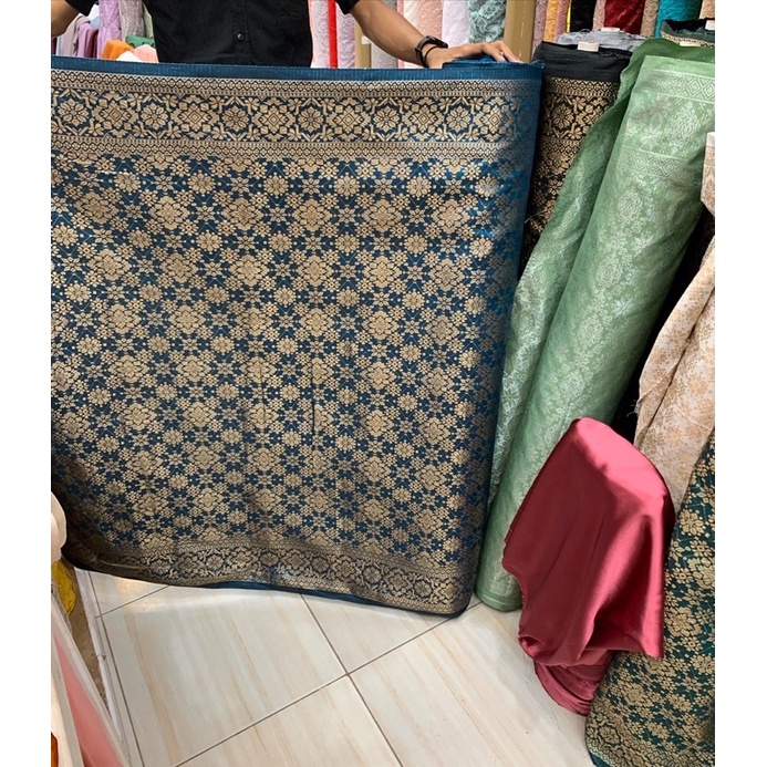Jual songket Palembang / songket Malaysia / kain songket / bahan ...