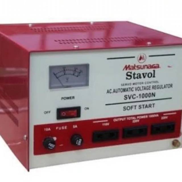 Jual Stabilizer merek matsunaga svc-1000n / stavol / stabilizer / stavol matsunaga 1000watt ...