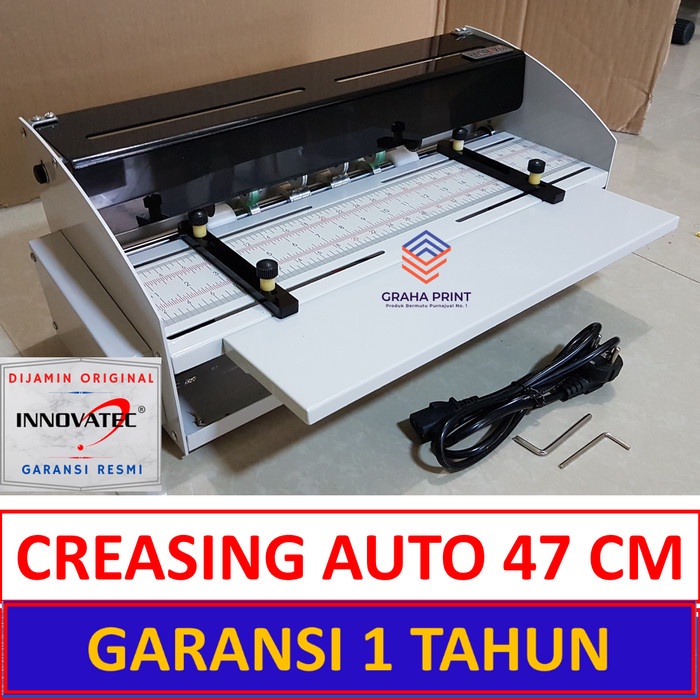 Jual Mesin Creasing Rel Porporasi 47 cm Otomatis INNOVATEC Pelobang ...
