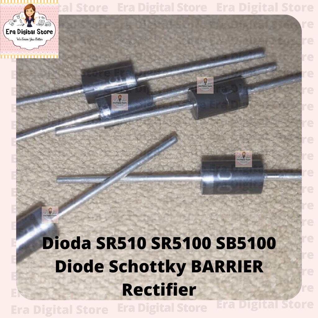 Jual Dioda SR510 SR5100 SB5100 Diode Schottky BARRIER Rectifier ...