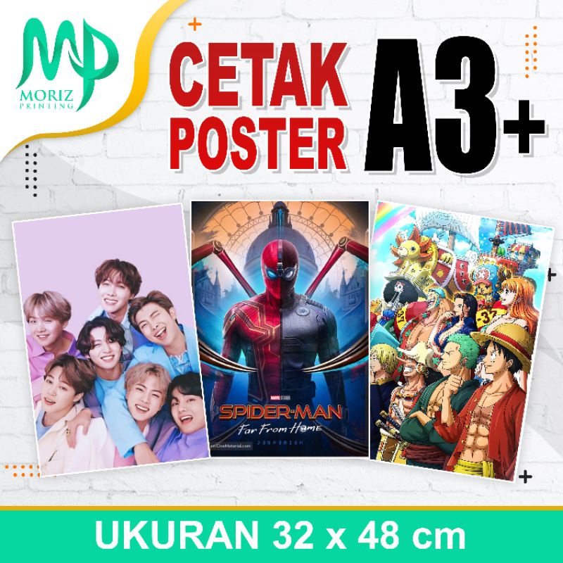 Jual Cetak Poster A3+ Custom / Print Foto Tebal | Shopee Indonesia