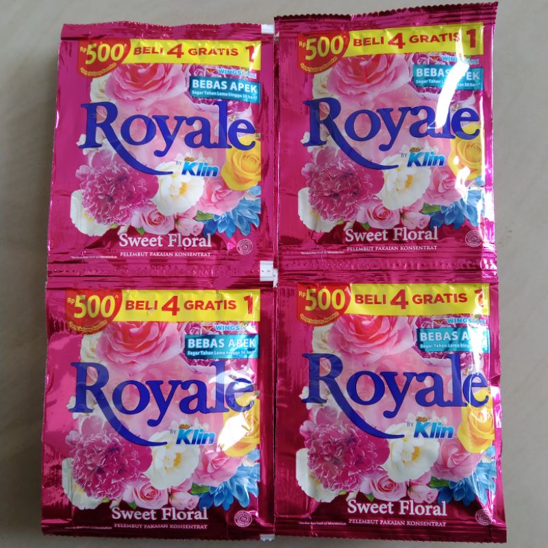 Jual (7 SACHET) PROMO!! ROYALE/ SOFTENER SOKLIN RENTENG Indonesia ...