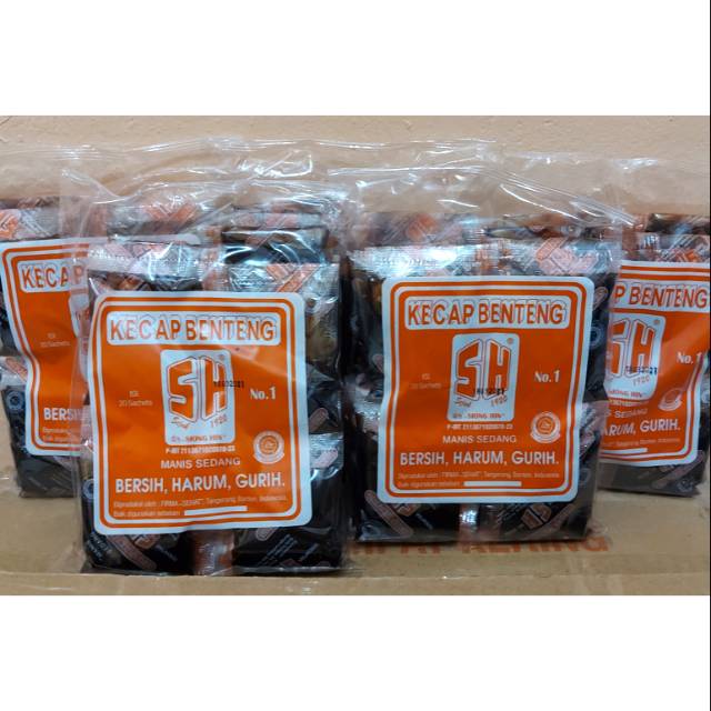 Jual Kecap Benteng SH Sachet 17ml (isi 20 sachet) | Shopee Indonesia